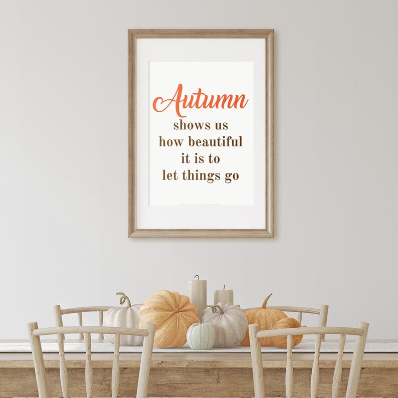 Autumn Shows Us How Beautiful It is to Let Things Go. - Etsy