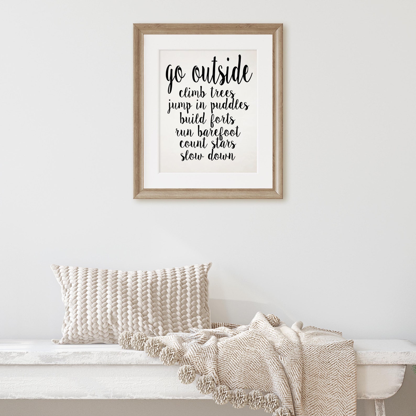 Printable Sign. Go Outside. Includes SVG File. Beautiful - Etsy