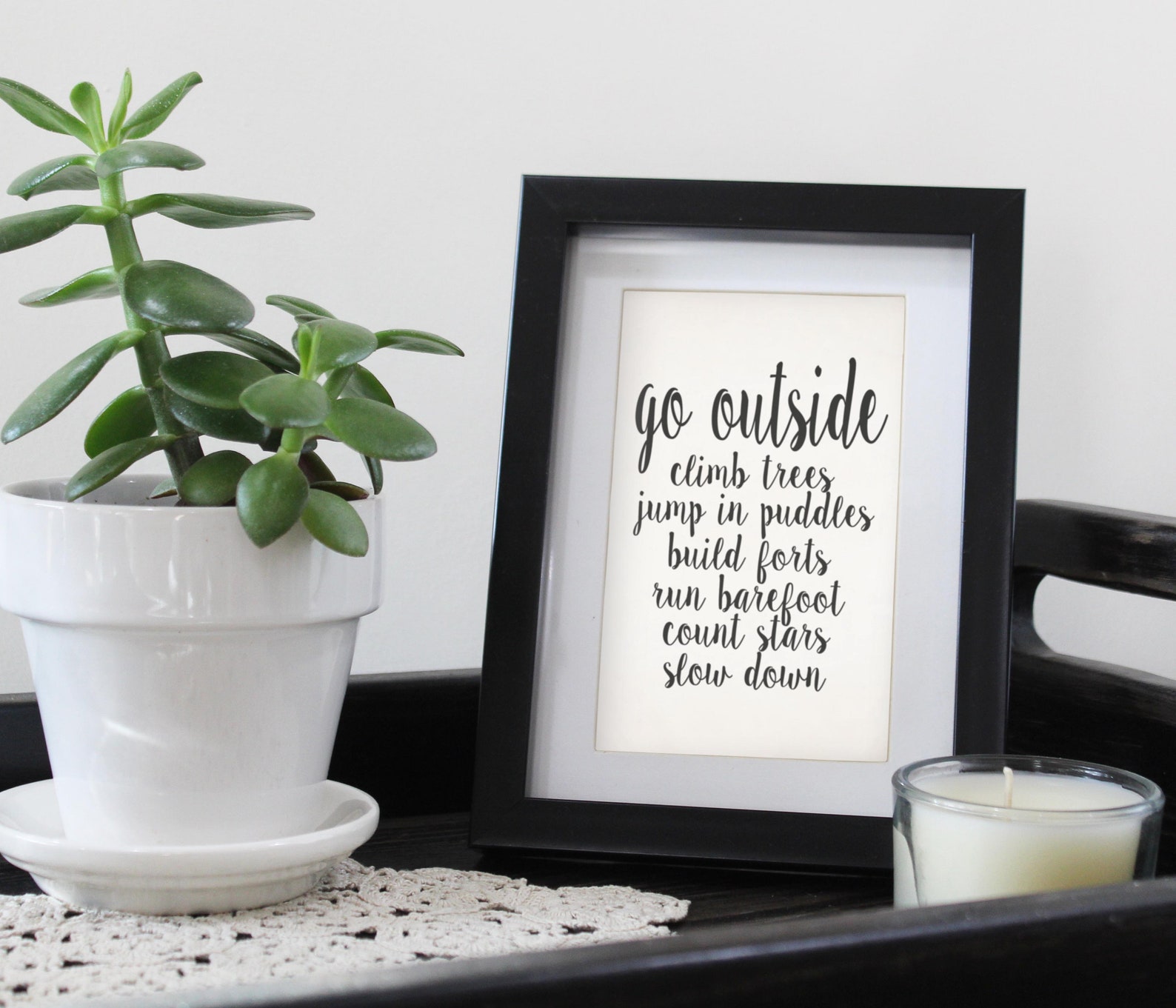 Printable Sign. Go Outside. Includes SVG File. Beautiful - Etsy