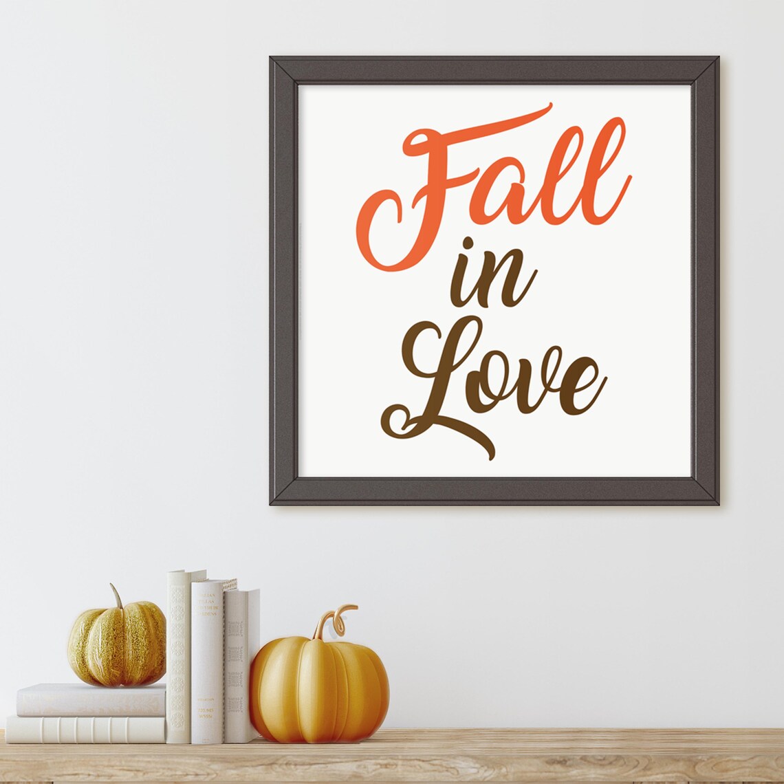 Fall in Love. Printable Fall Home Decor Sign and SVG File. - Etsy