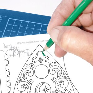 Printable Ouija Planchette Treat Box. Instant Download and Print PDF ...