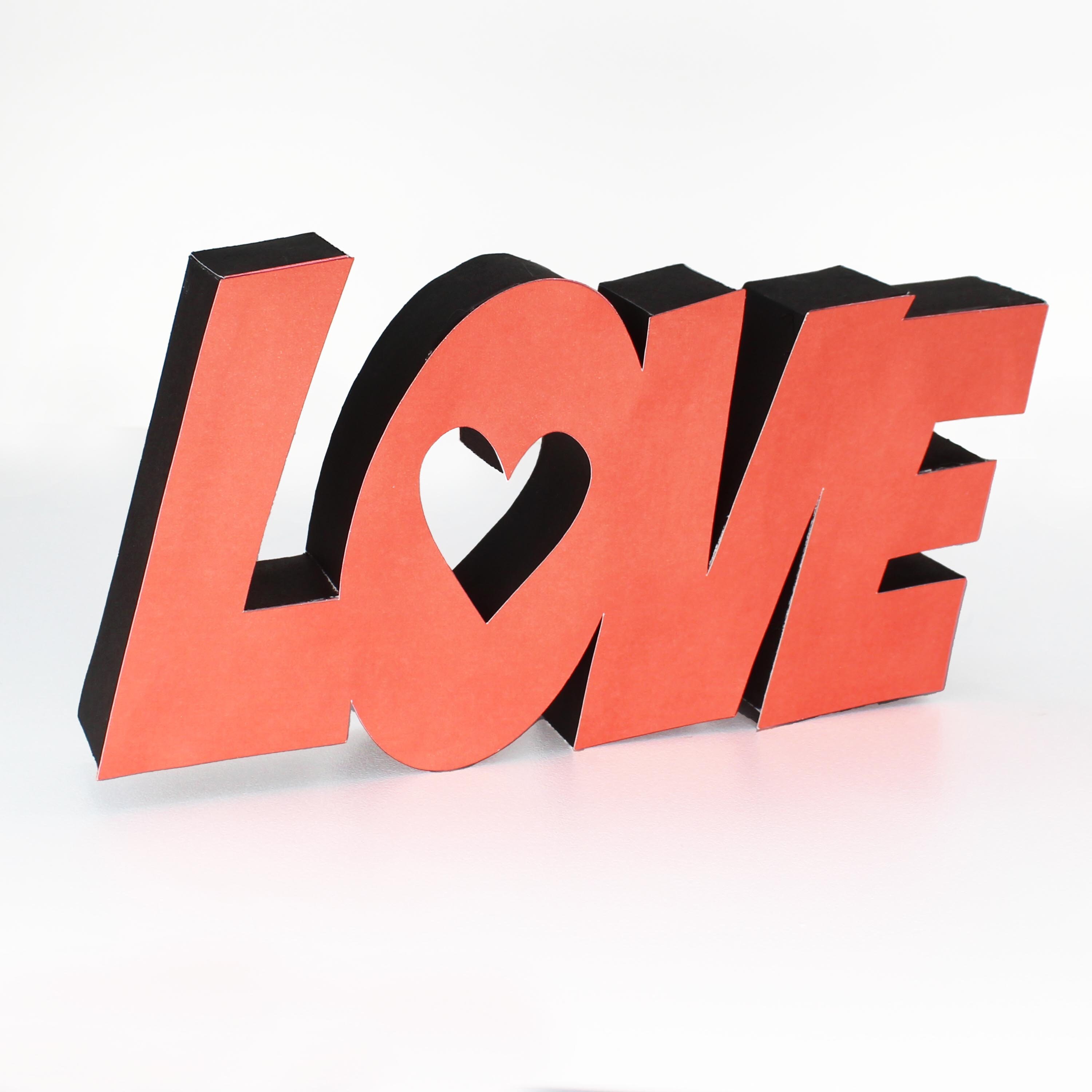 3D Love Decor. Printable & SVG DIY Valentine's Day Home - Etsy Canada