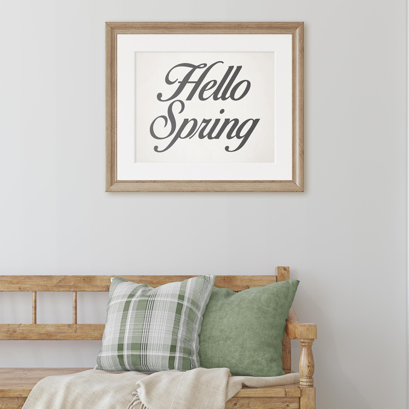 Printable Hello Spring Sign and SVG. Spring Season Home Wall - Etsy