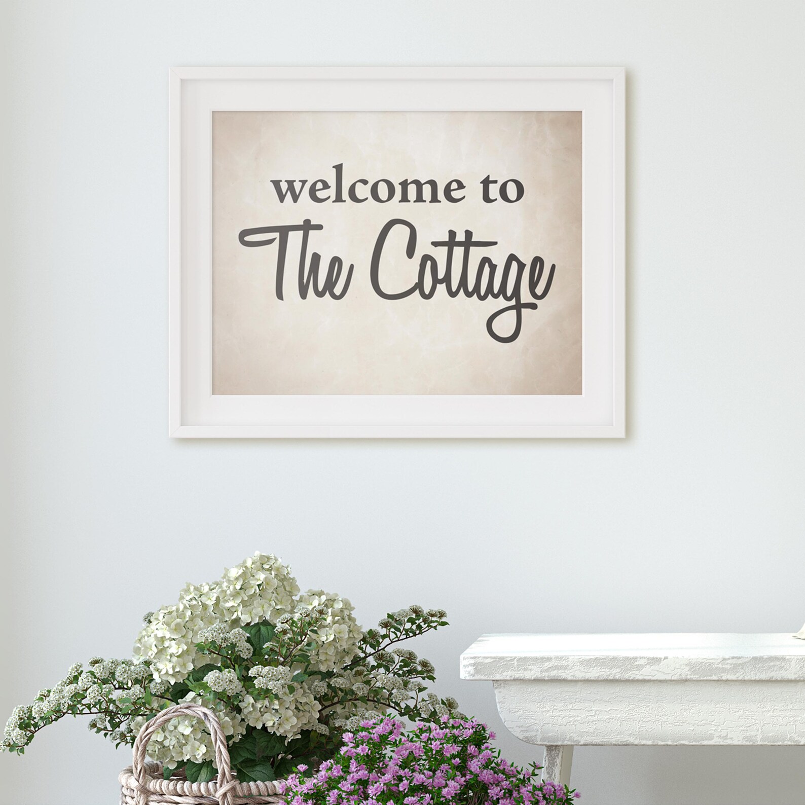 Printable Room Decor and SVG File. Welcome to the Cottage. - Etsy