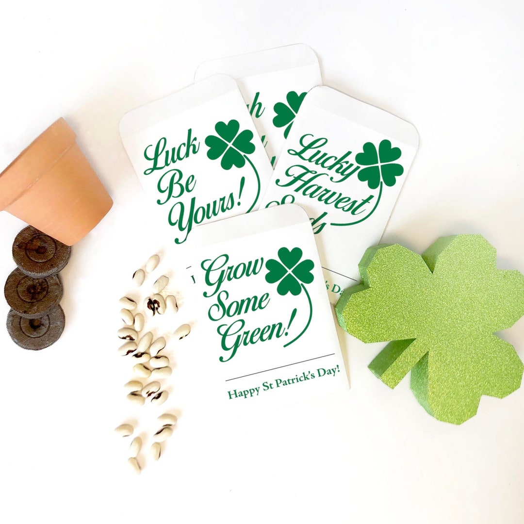 Printable St Patrick's Day Seed Packages. Download and Print PDF Seed ...