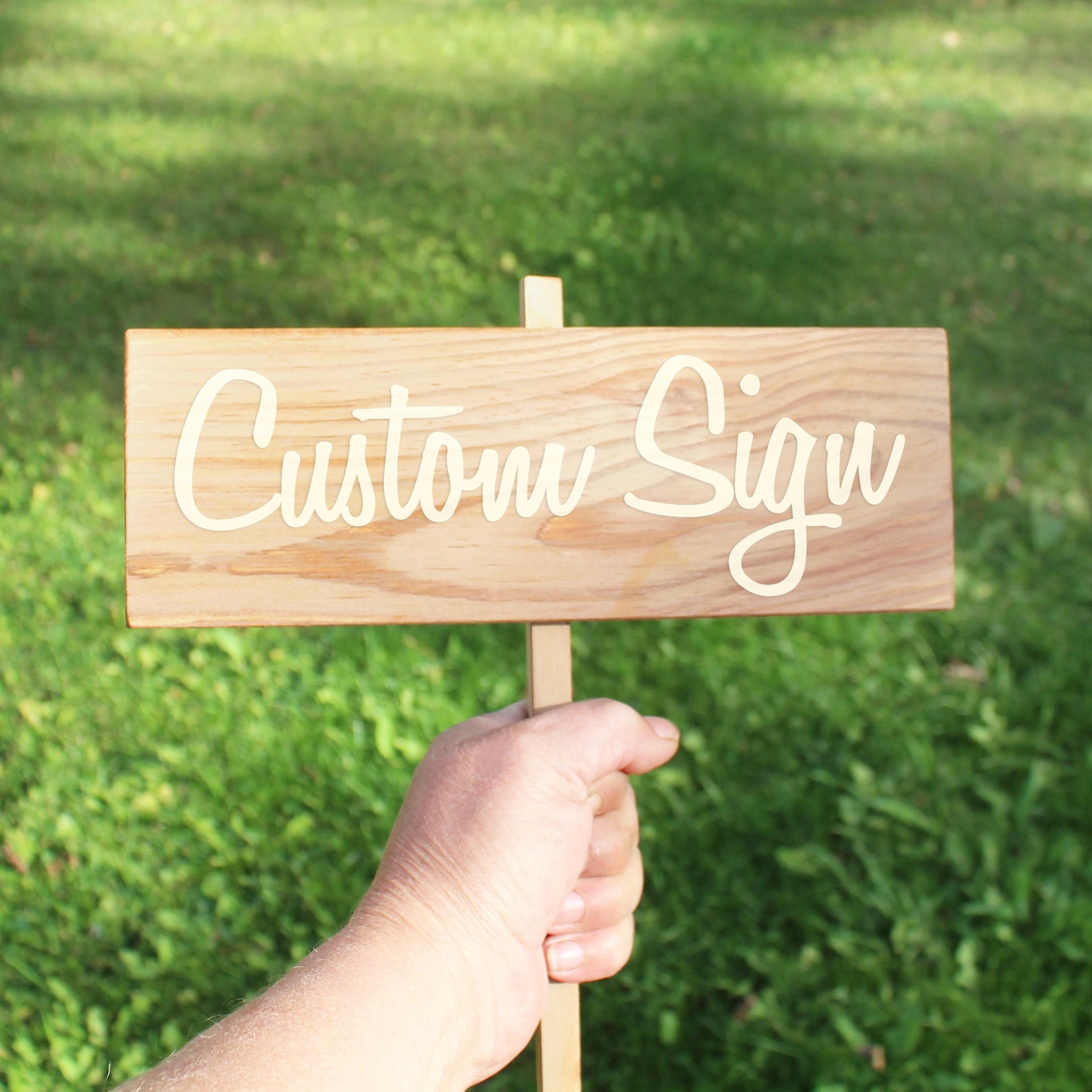 Custom Garden Sign. Handmade Country Sign for Your Flower | Etsy