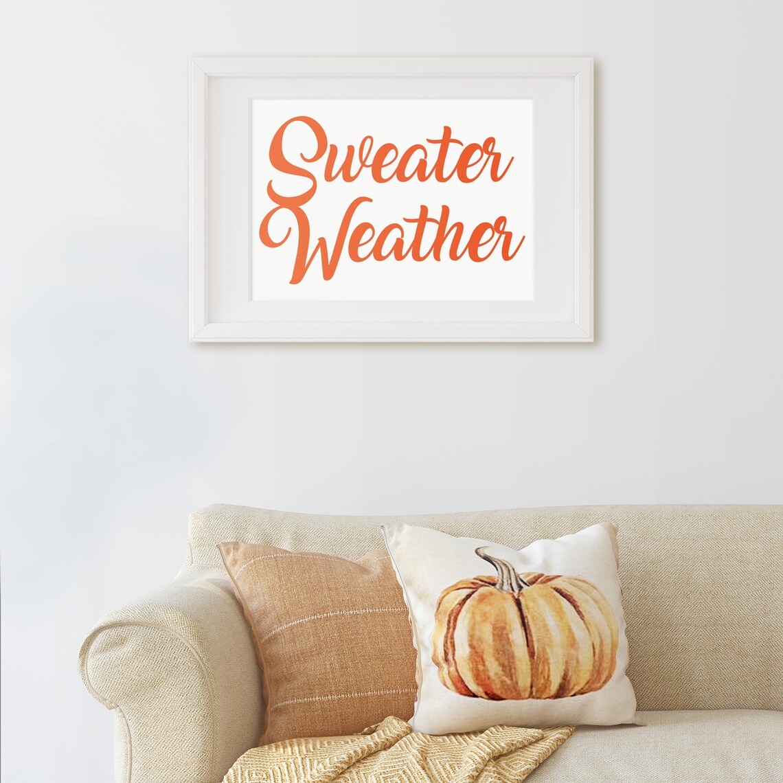 Sweater Weather Printable Sign and SVG File. Fun Fall DIY - Etsy