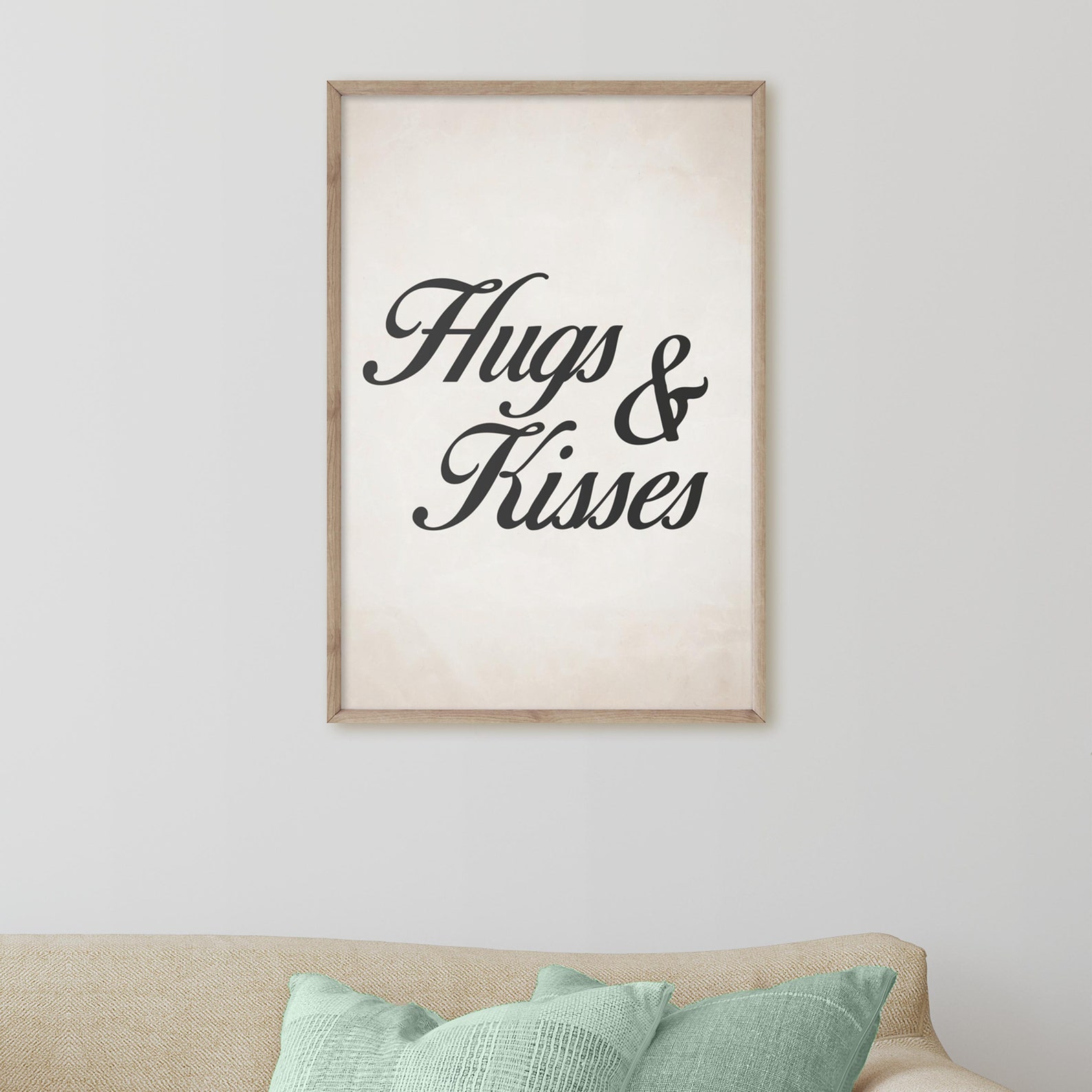 Printable Hugs & Kisses Valentine Decor and SVG. Digital - Etsy