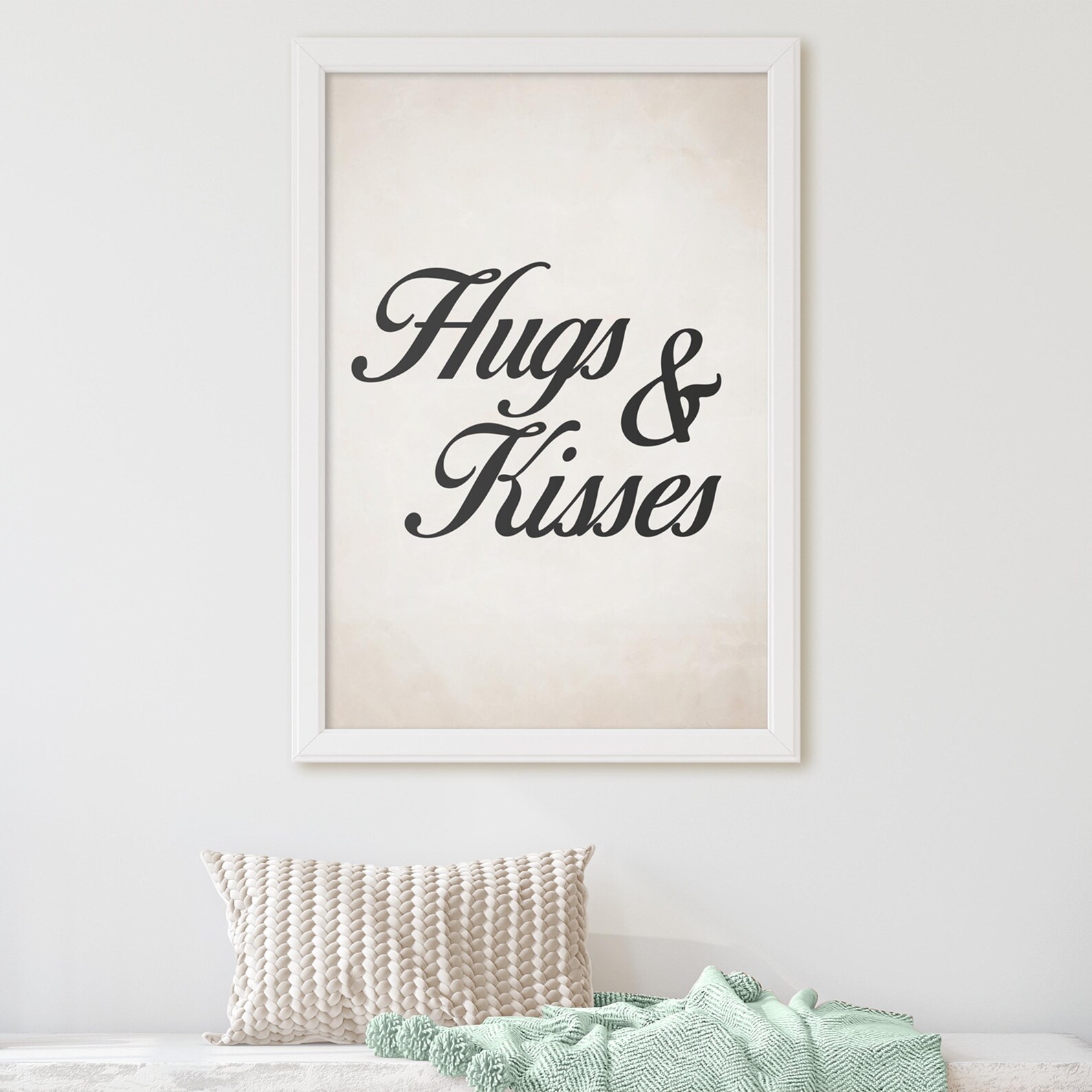 Printable Hugs & Kisses Valentine Decor and SVG. Digital - Etsy