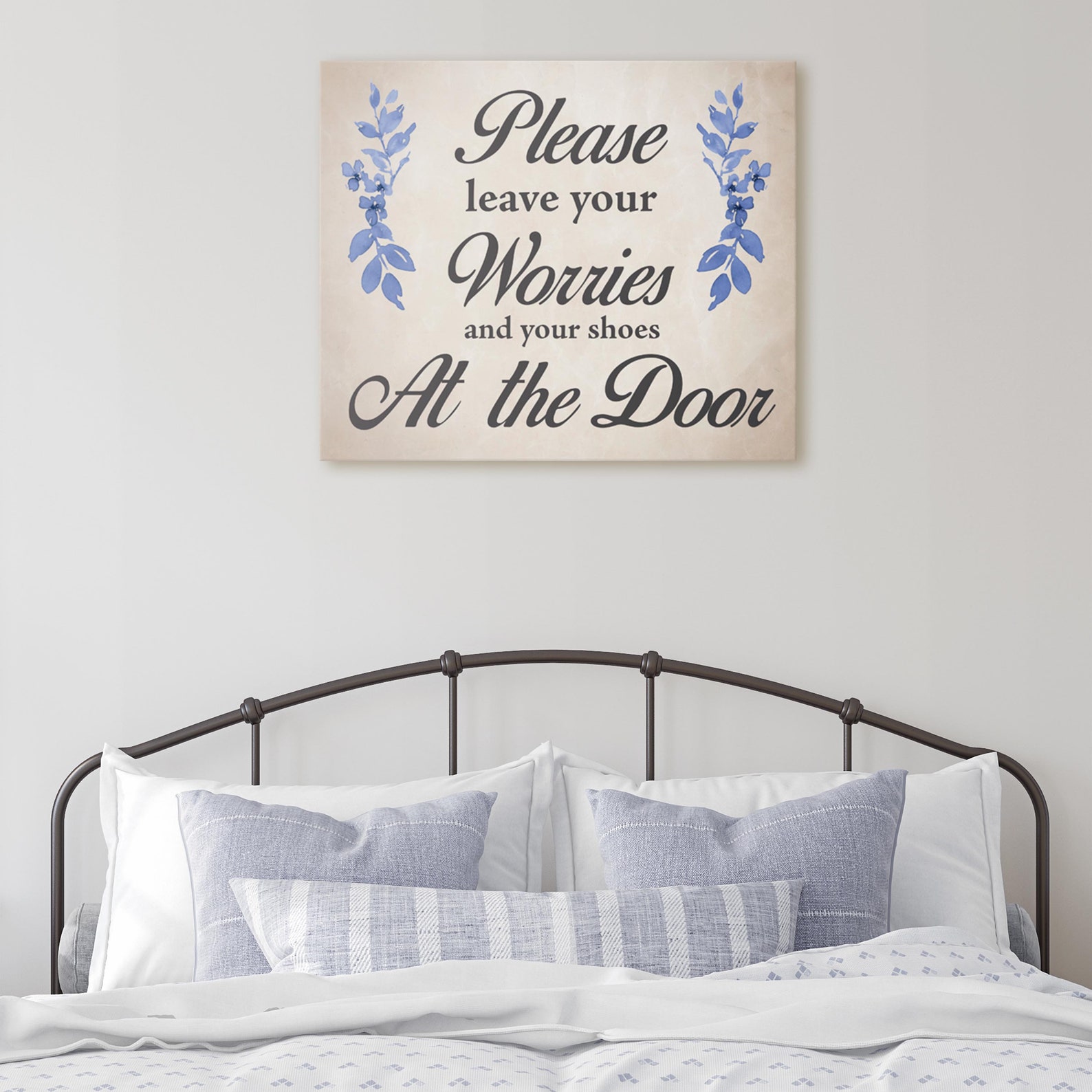 Printable Entryway Sign. Please Leave Your Worries and Your | Etsy