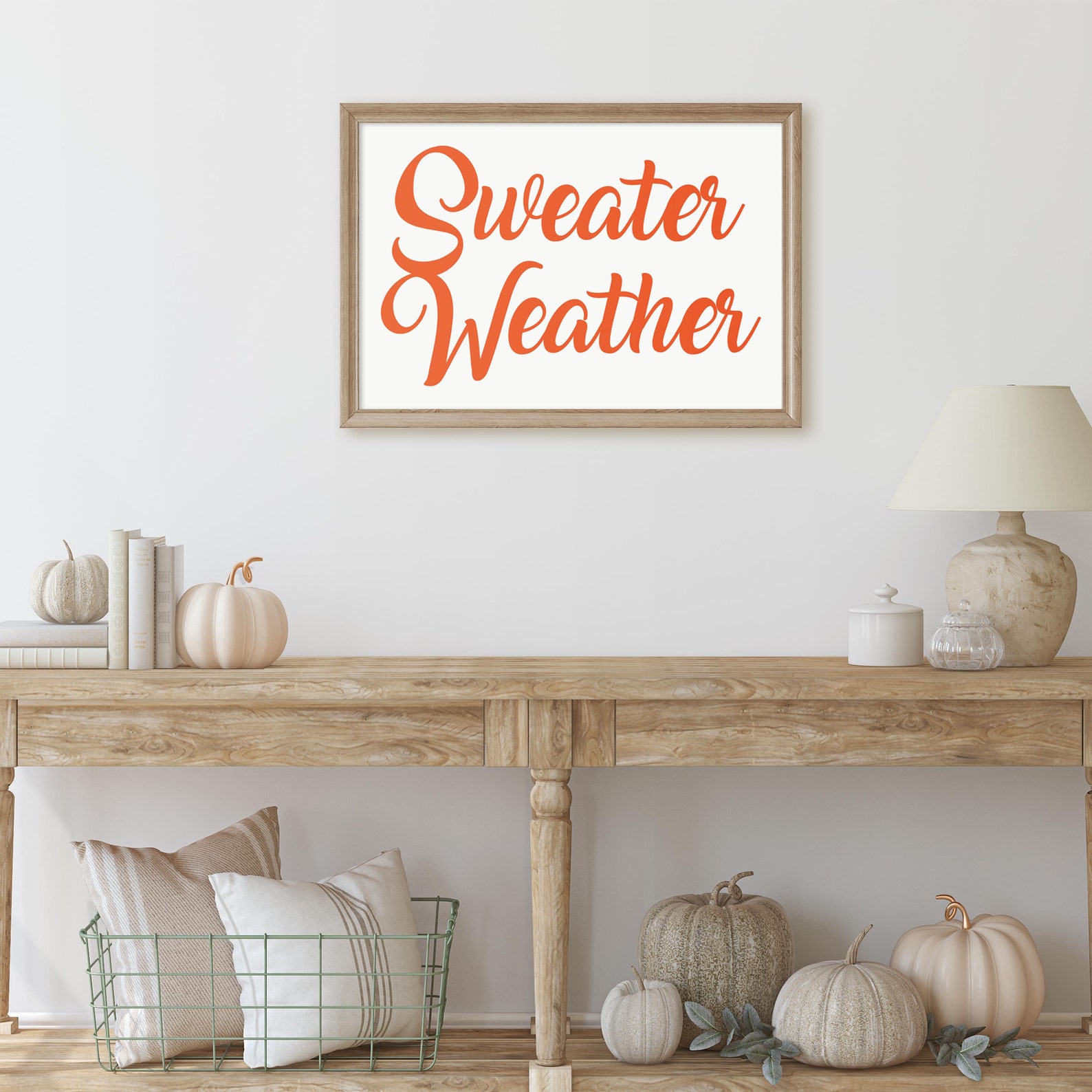 Sweater Weather Printable Sign and SVG File. Fun Fall DIY - Etsy