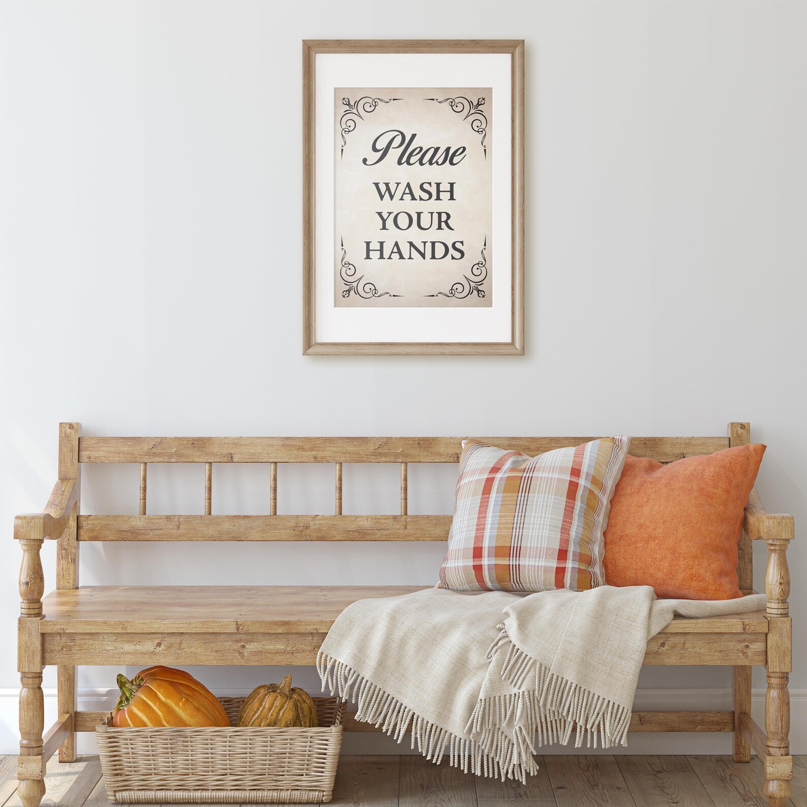 Printable Bathroom Sign and SVG. Please Wash Your Hands. - Etsy