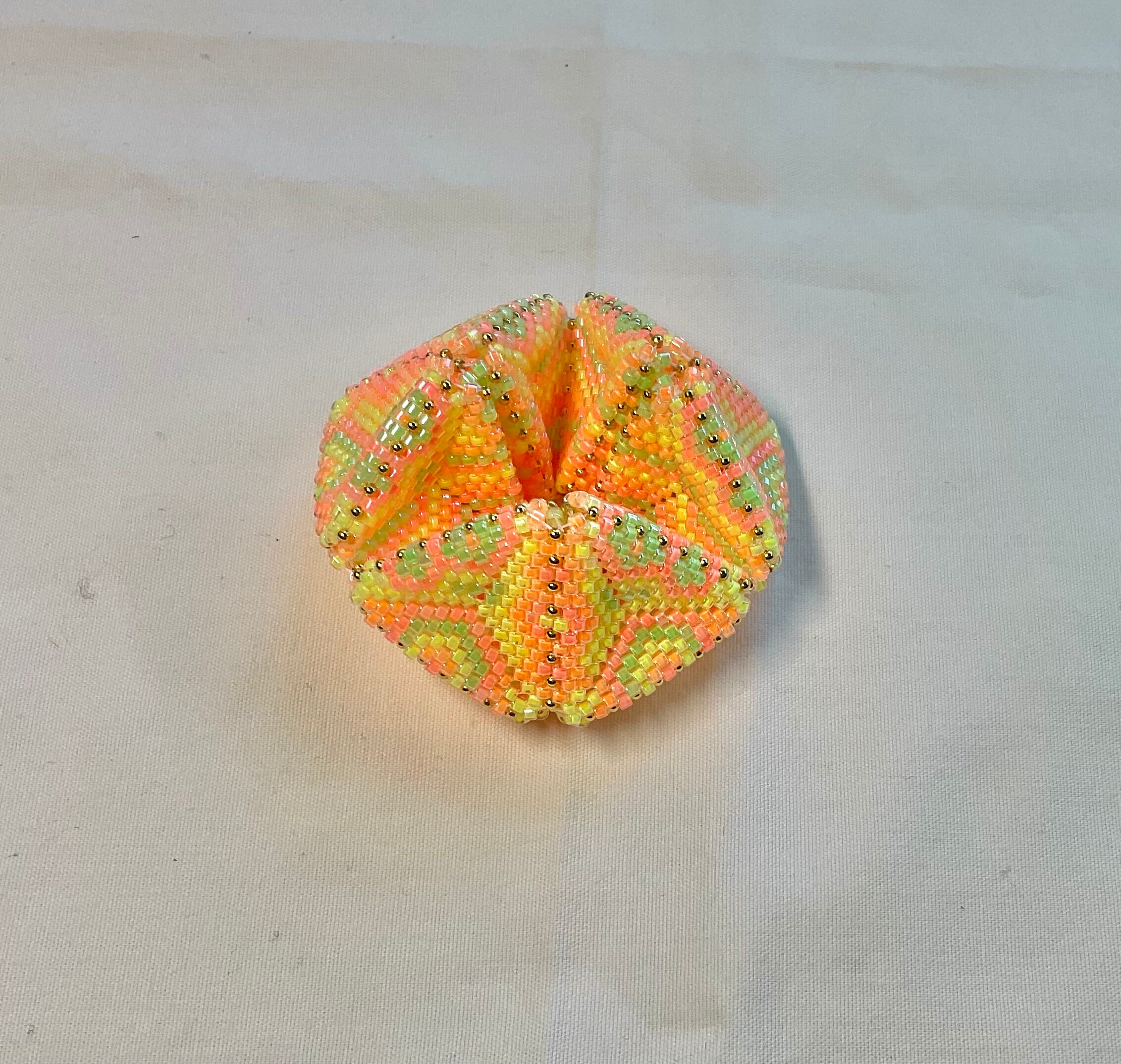 Heat Haze Kaleidocycle, Beaded Sculpture Graphs, Beadwoven Art Object ...