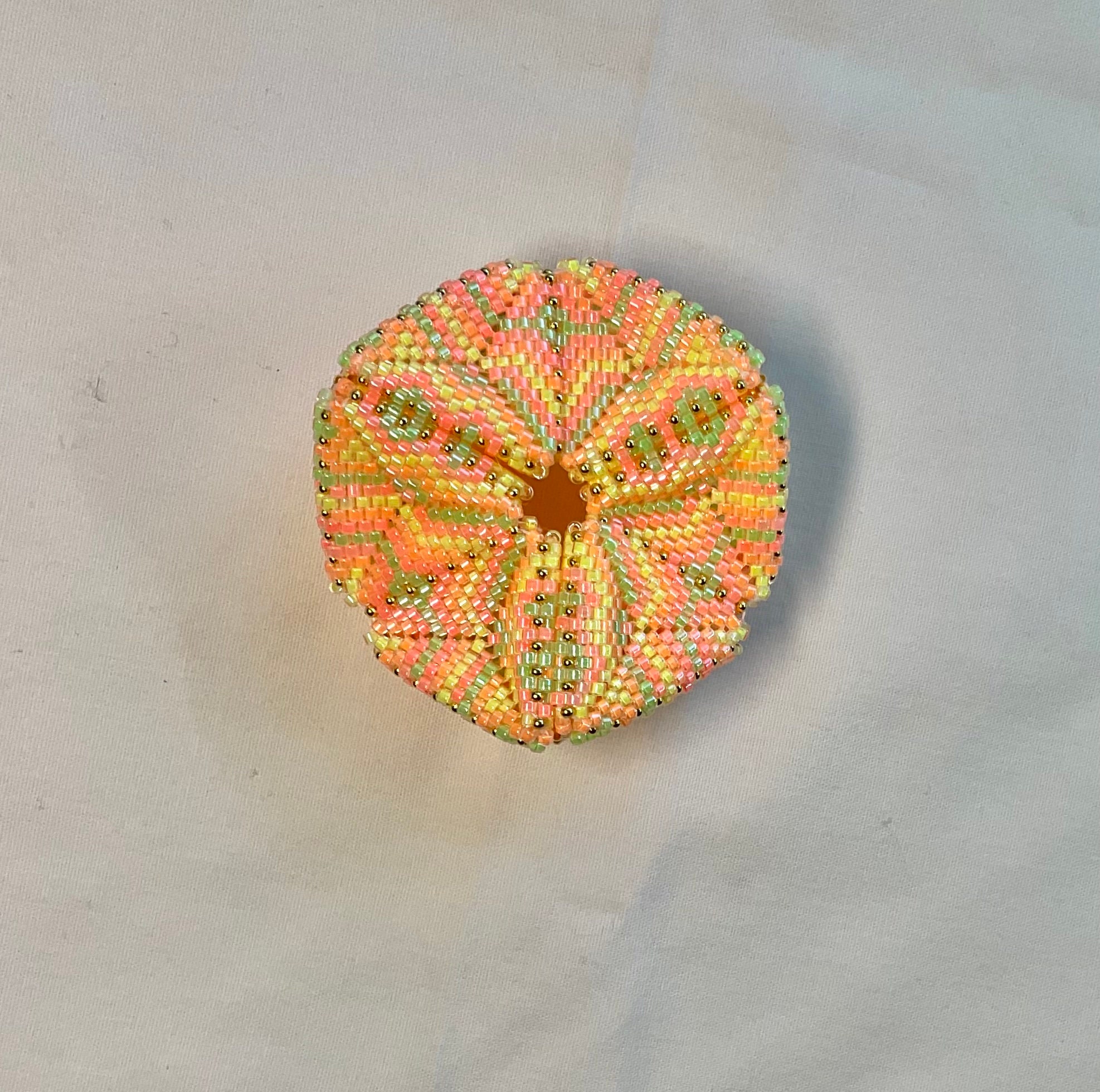 Heat Haze Kaleidocycle, Beaded Sculpture Graphs, Beadwoven Art Object ...