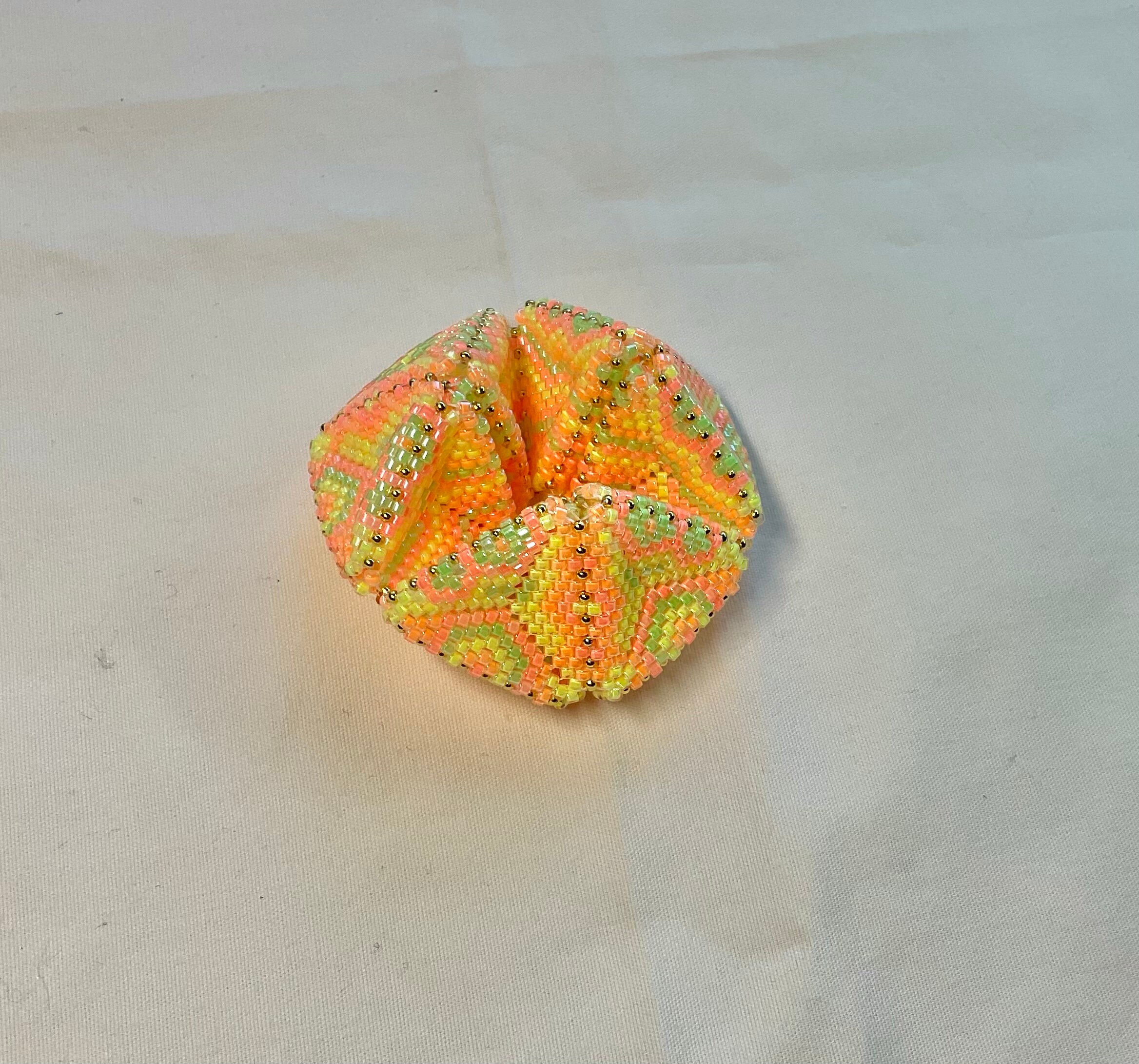 Heat Haze Kaleidocycle, Beaded Sculpture Graphs, Beadwoven Art Object ...