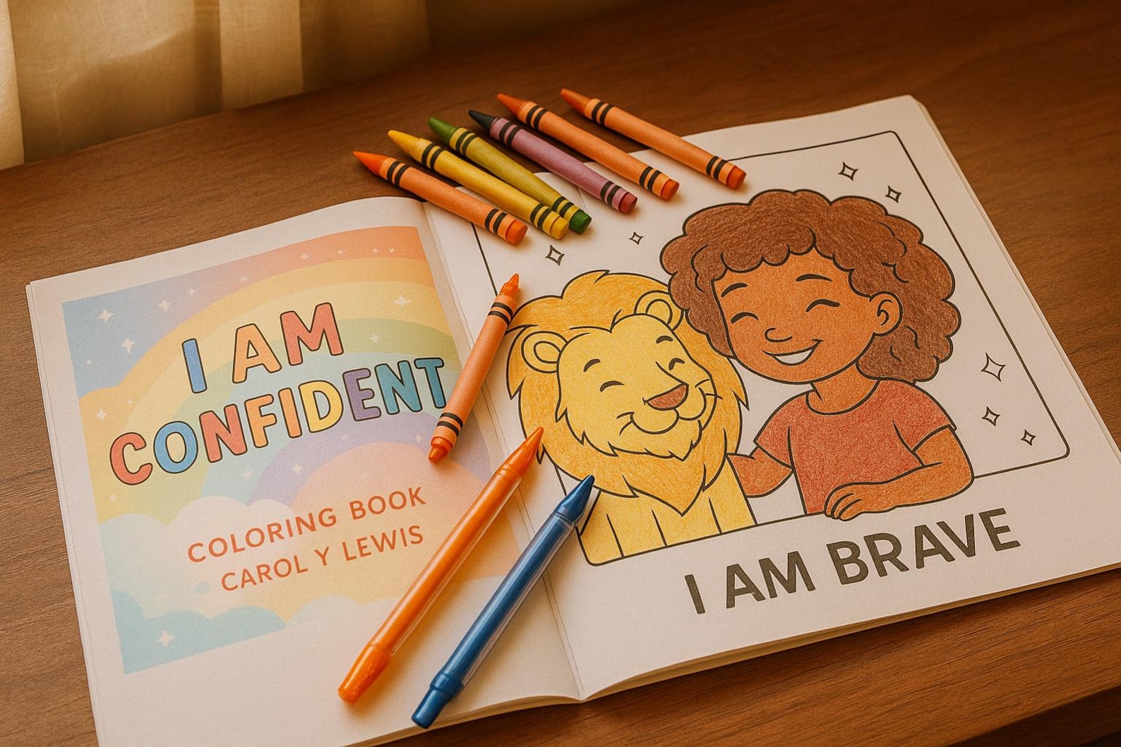 I Am Confident – Printable Affirmation Coloring Book for Black Children ...