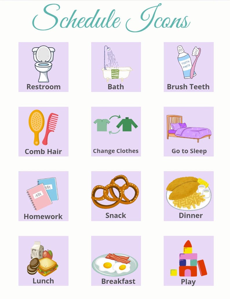Editable Mermaid Visual Supports Bundle, Daily Schedule, Rewards Chart ...