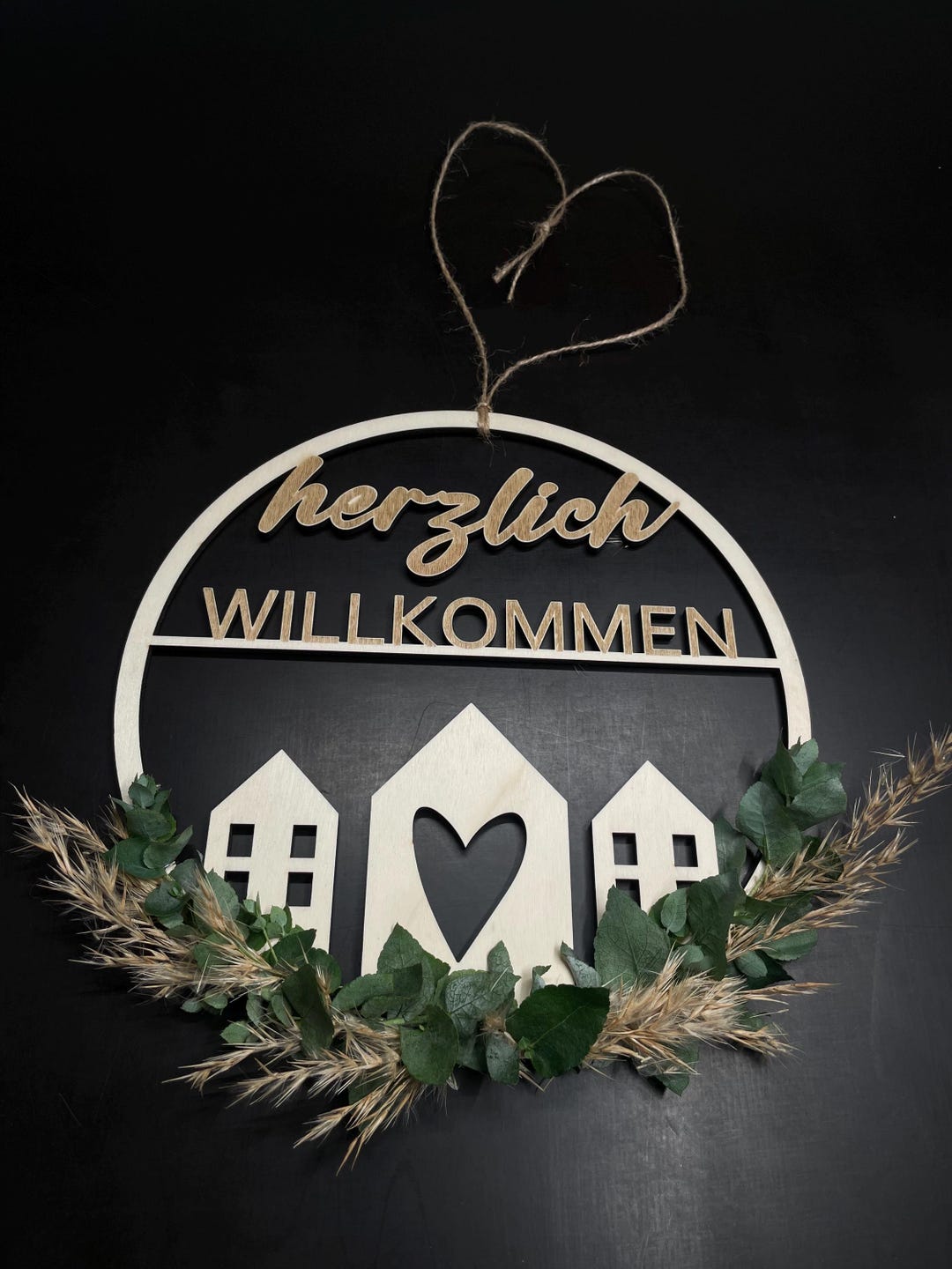 Welcome Wooden Sign – Modern Welcome Sign for Your Home ...