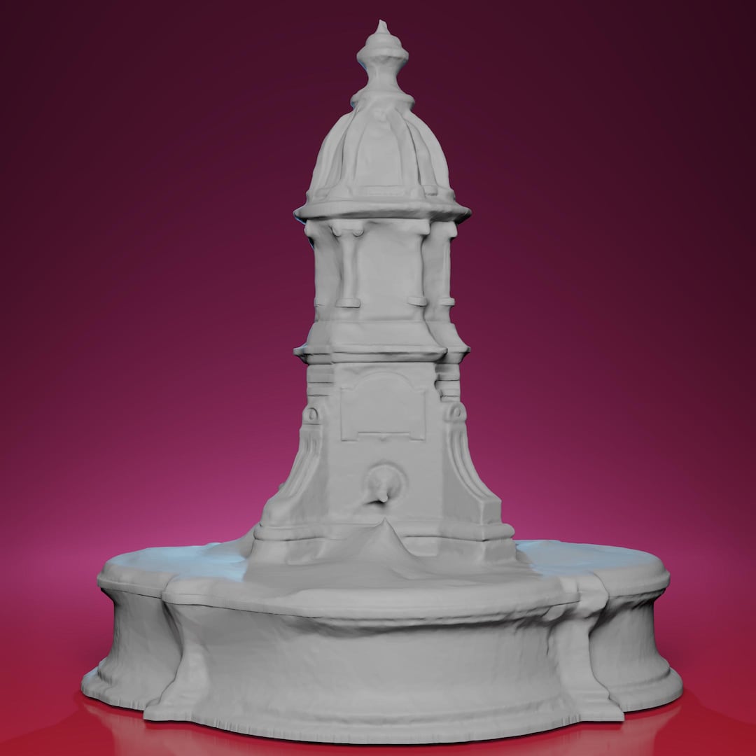 3D Printed Ada Lewis Memorial Fountain – Inspired by Bridge Gardens ...