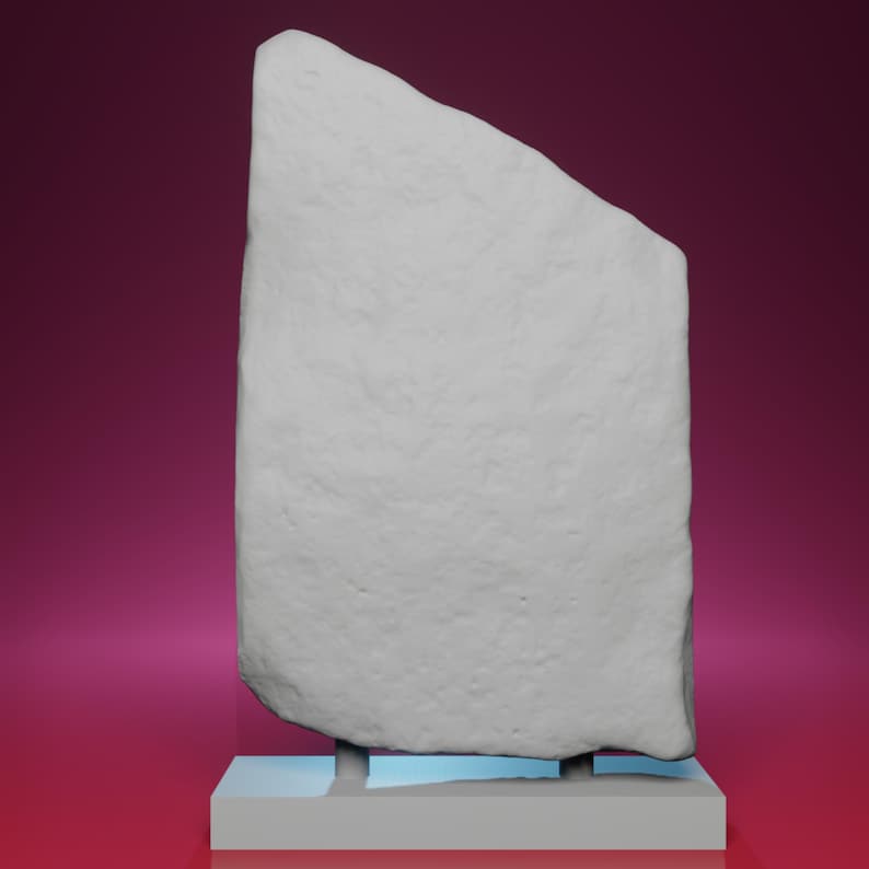 3D Printed Rosetta Stone Replica – Inspired by British Museum Artifact ...