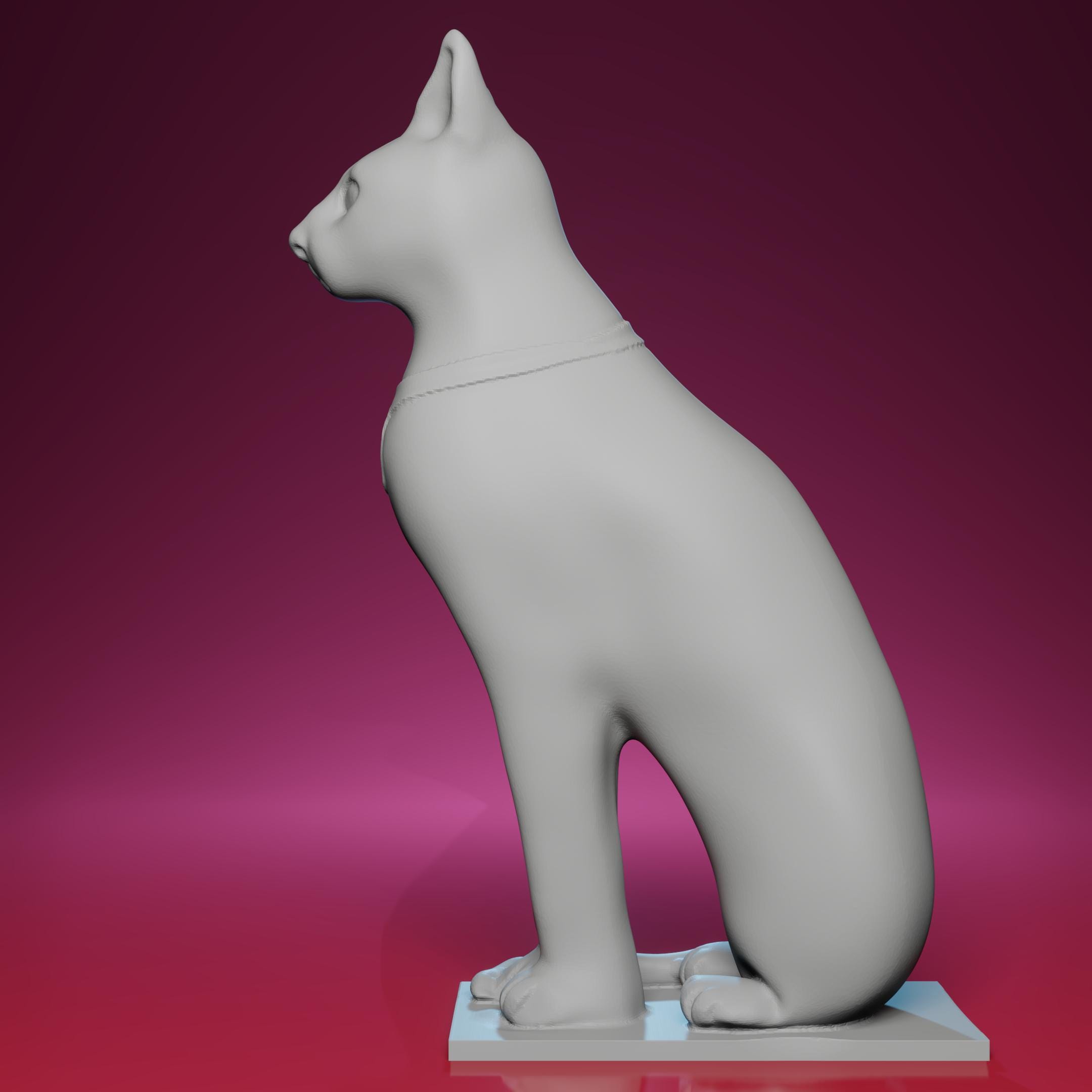 3D Printed Cat Relief – Inspired by Barcelona Sarcophagus Sculpture ...