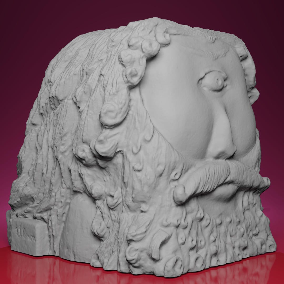 3D Printed Cyclops Polyphemus Statue – Inspired by Ayia Napa Sculpture ...