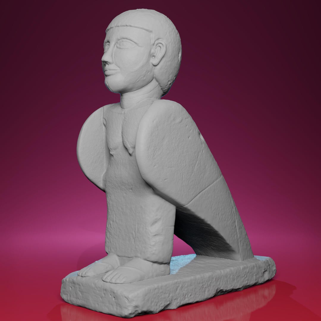 3D Printed Female Ba-bird Sculpture – Inspired by the British Museum in ...