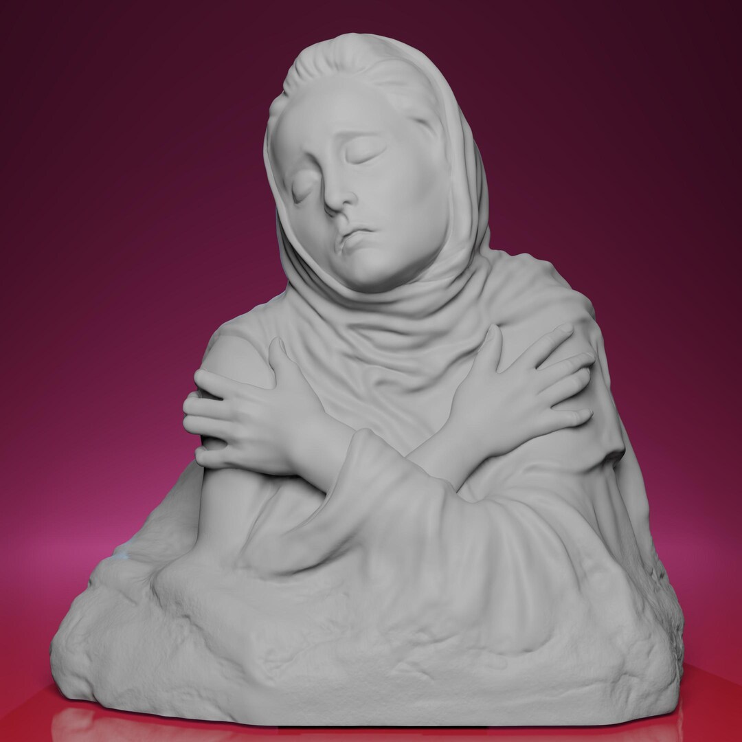 3D Printed Bust of Pain - Inspired by the National Museum of Warsaw in ...