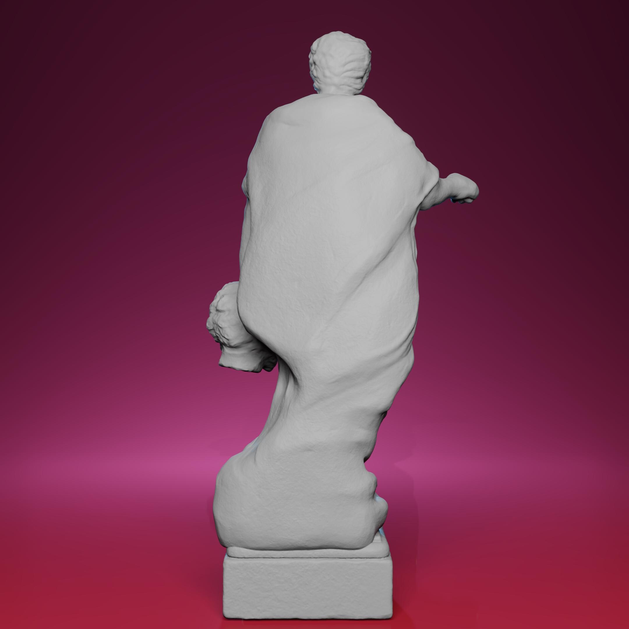 3D Printed David Biblical Figure – Inspired by St. Sebastiano Cathedral ...