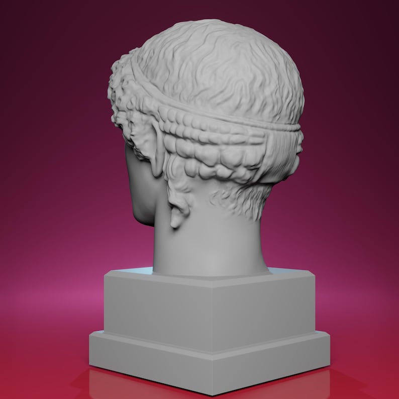 3D Printed Head of Apollo (kassel Type) - Inspired by Museo ...