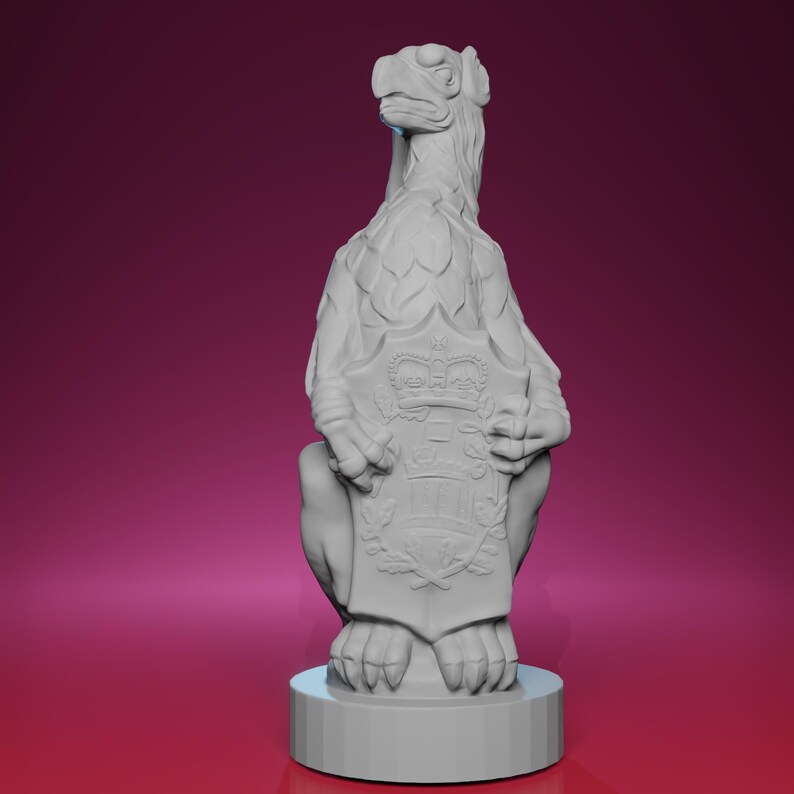 3D Printed the Griffin of Edward III Statue – Inspired by the Palm ...