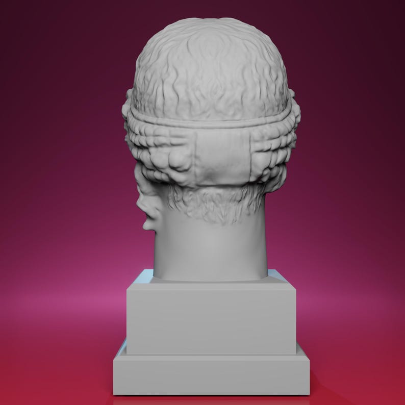 3D Printed Head of Apollo (kassel Type) - Inspired by Museo ...