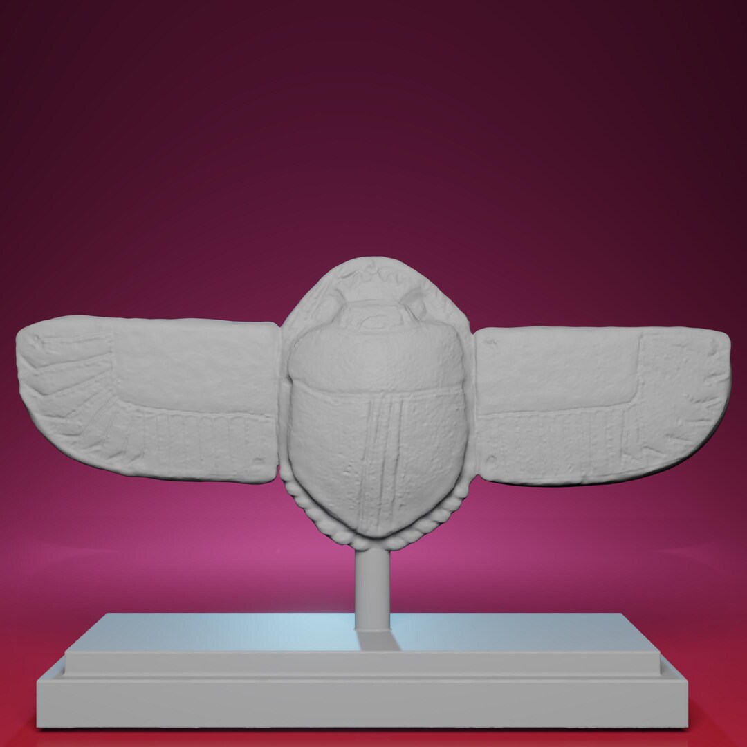 3D Printed Egyptian Winged Scarab – Inspired by the Bonhams in London ...
