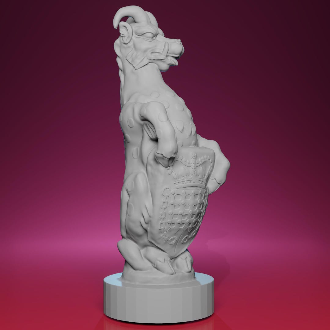 3D Printed Yale of Beaufort Statue – Inspired by Palm House, Kew ...