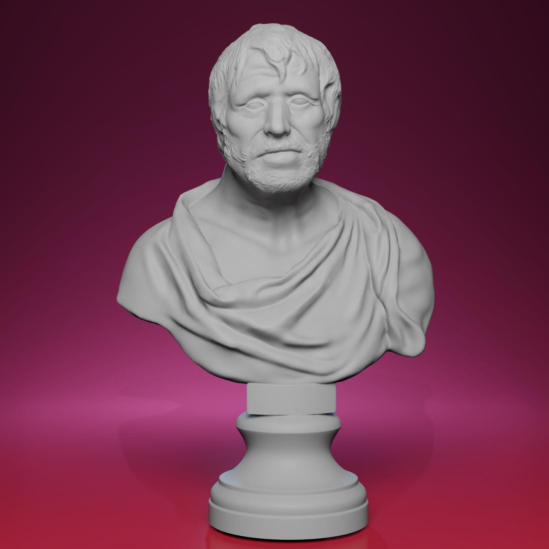 3D Printed Seneca Bust – Inspired by the Cameron Gallery in Russia - Etsy