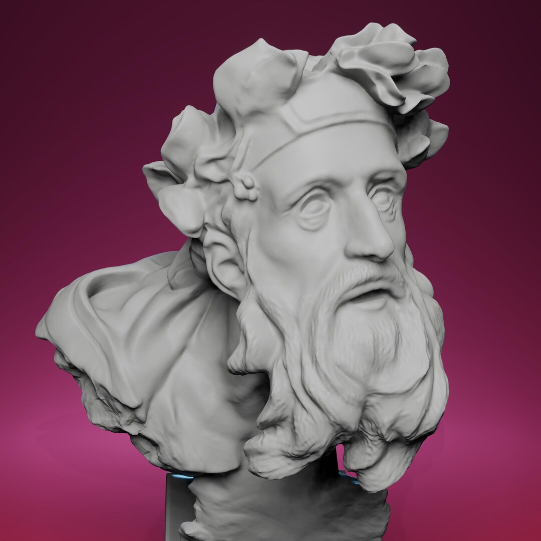3D Printed Chryses Bust– Inspired by the Louvre Museum in Paris - Etsy
