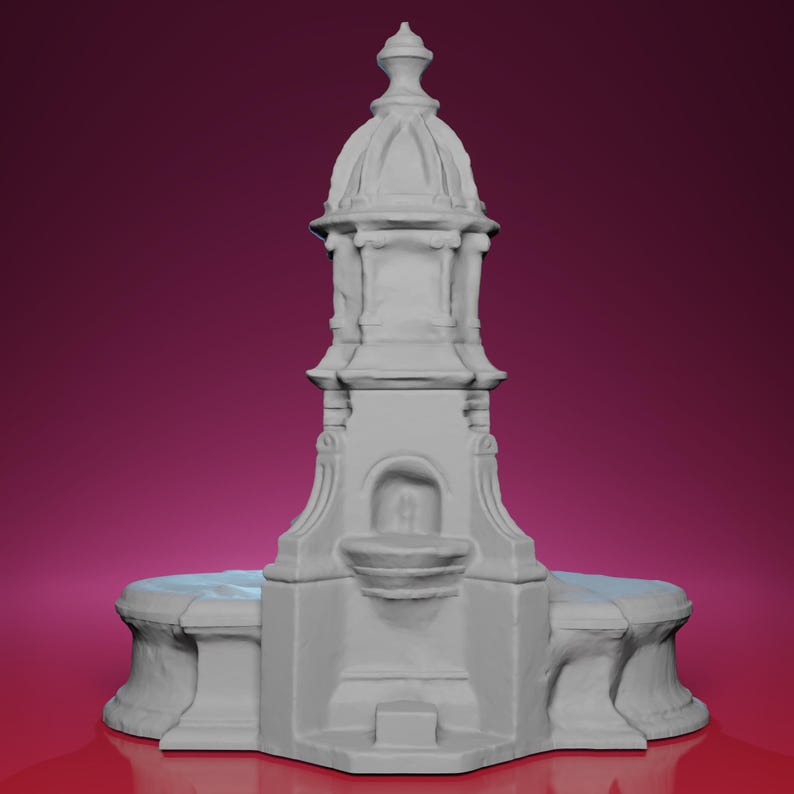 3D Printed Ada Lewis Memorial Fountain – Inspired by Bridge Gardens ...