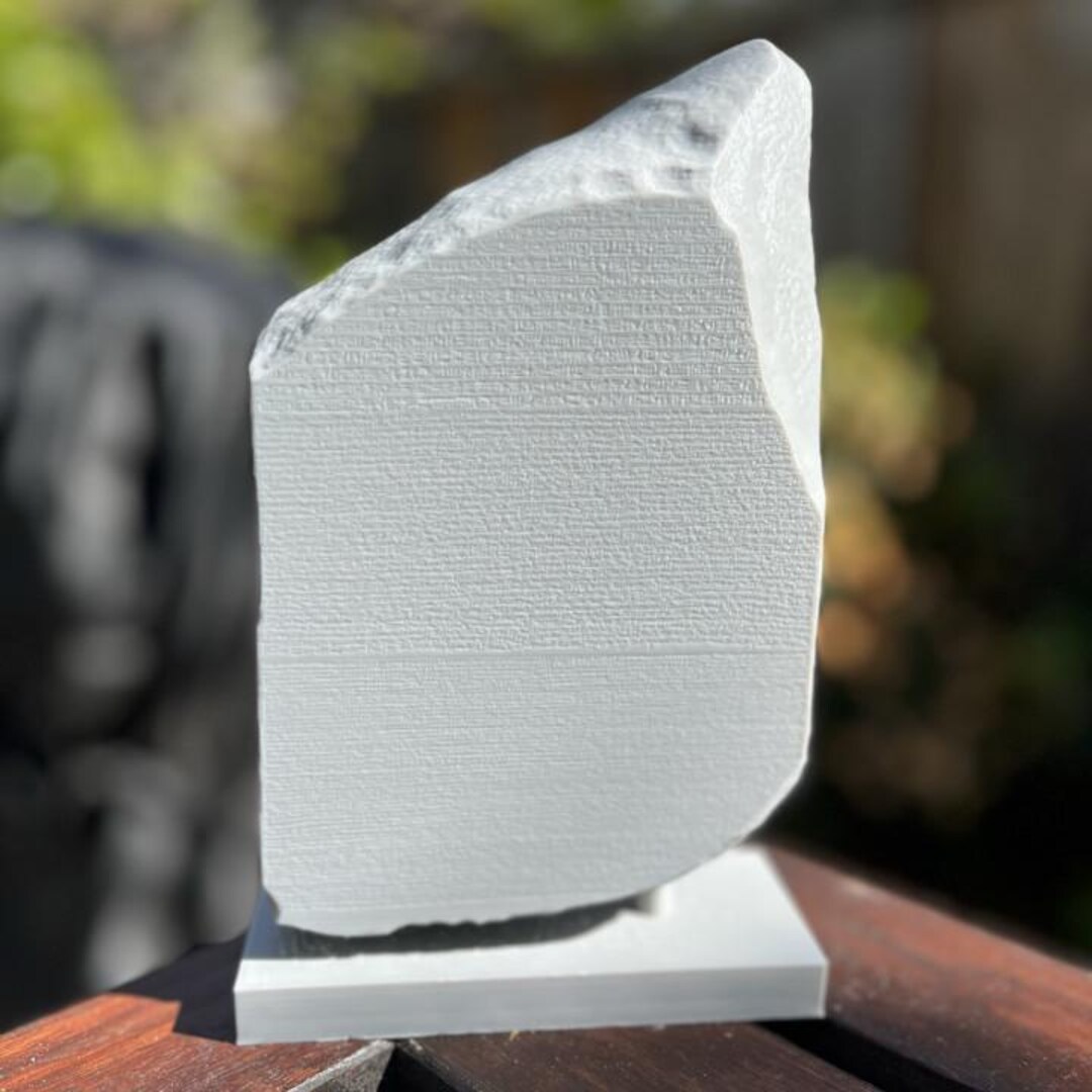 3D Printed Rosetta Stone Replica – Inspired by British Museum Artifact ...