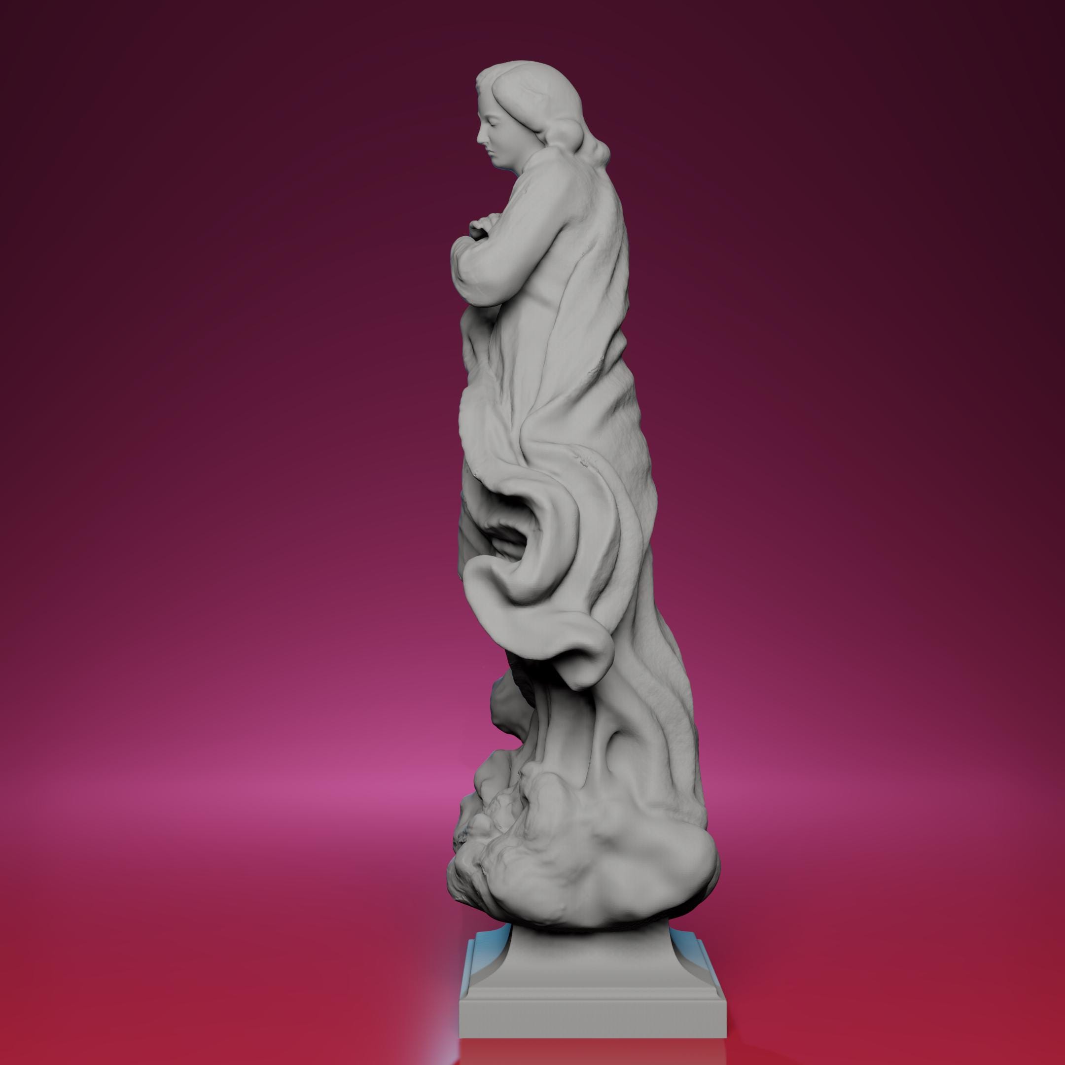3D Printed the Immaculate Conception Sculpture – Inspired by the ...