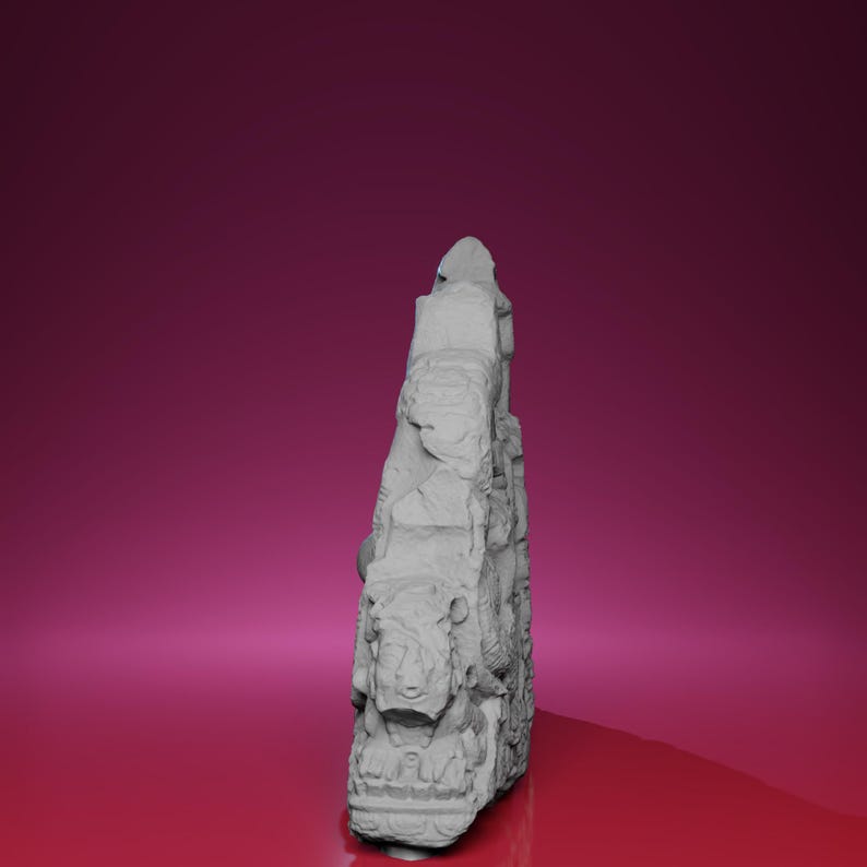 3D Printed Altar G1 of Copan – Inspired by Copan's Sculpture Museum in ...