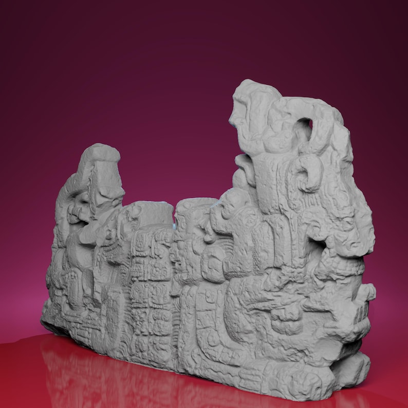 3D Printed Altar G1 of Copan – Inspired by Copan's Sculpture Museum in ...