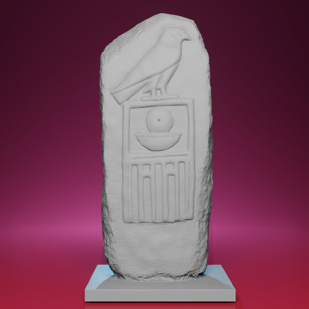 3D Printed Stela of Nebra - Inspired by the Metropolitan Museum of Art ...