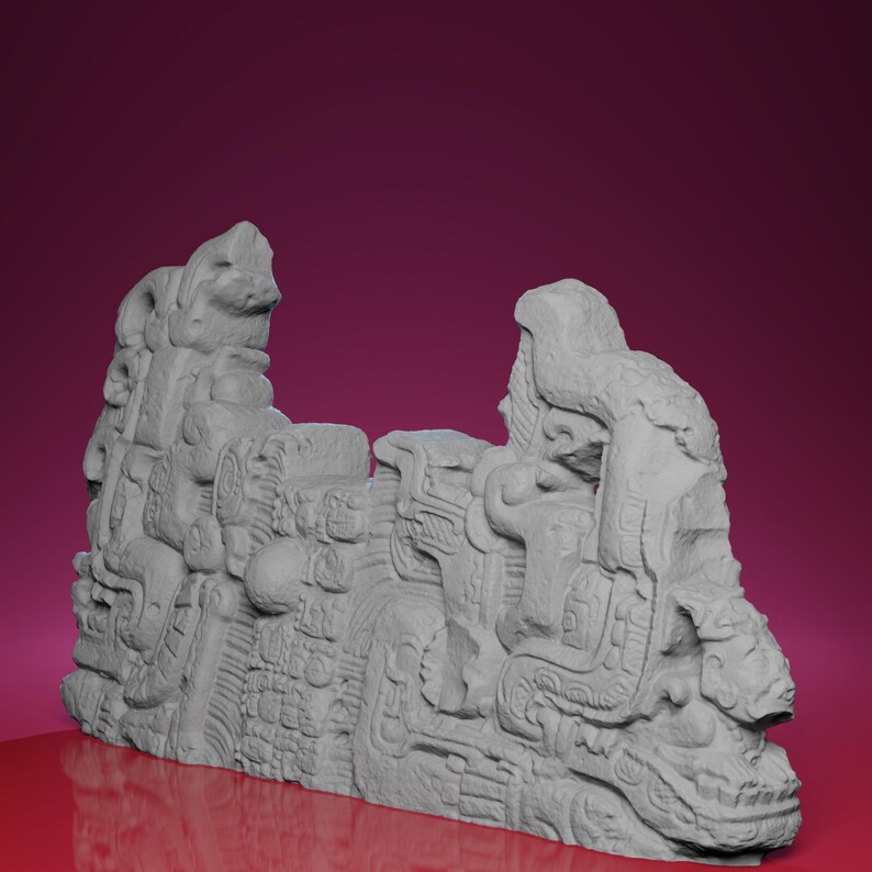 3D Printed Altar G1 of Copan – Inspired by Copan's Sculpture Museum in ...
