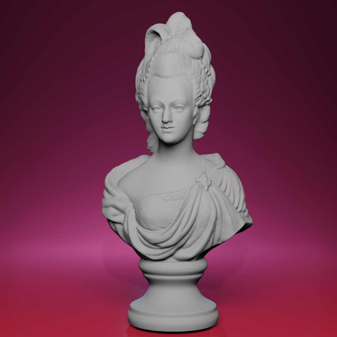 3D Printed Bust of Marie Antoinette – Inspired by the Palazzo Pitti in ...