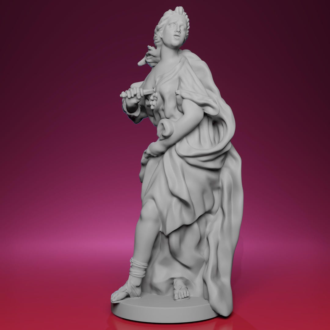 3D Printed Lucretia Pompeia Statue – Inspired by Sotheby’s in London - Etsy