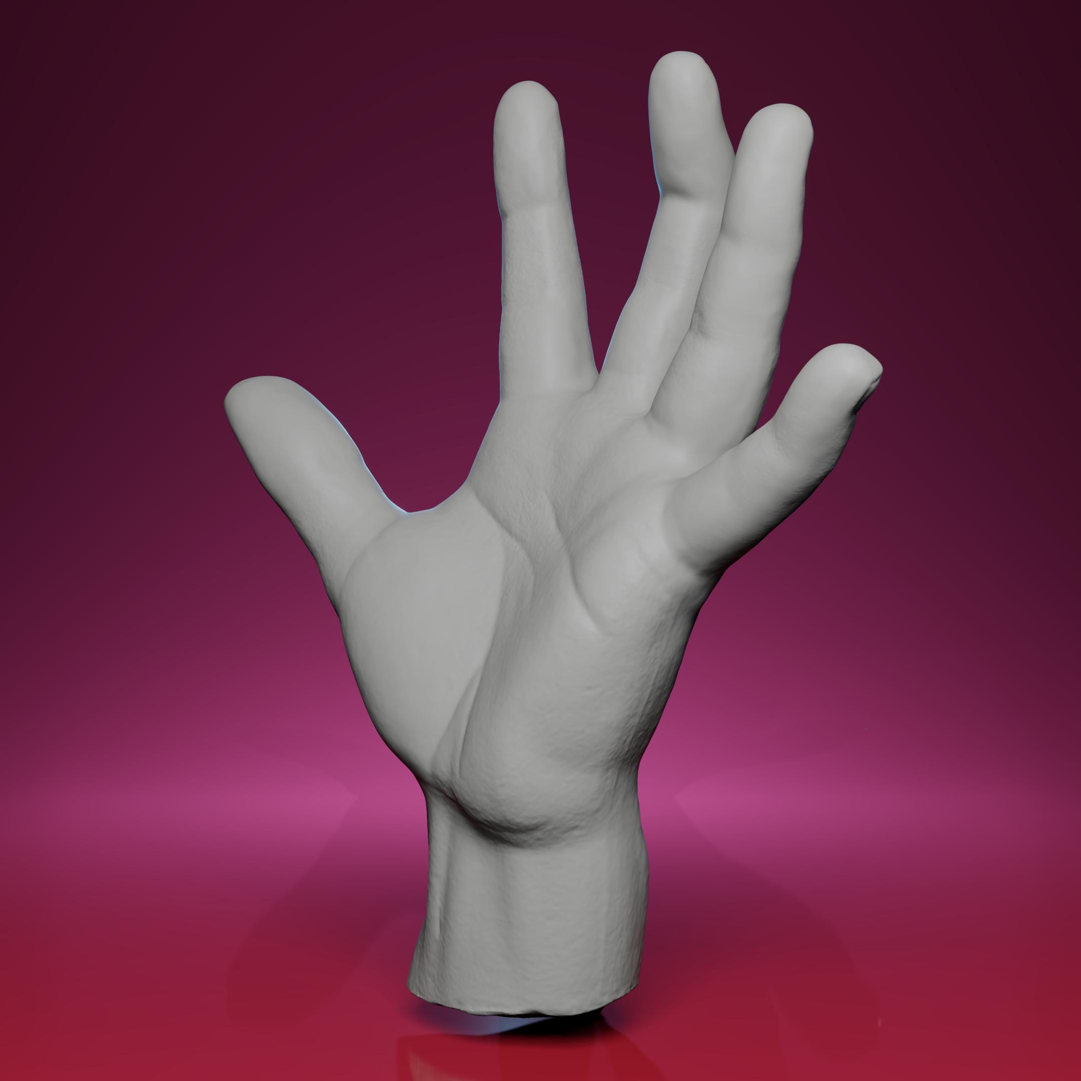 3D Printed Hand of the Genius of Liberty – Inspired by La Marseillaise ...