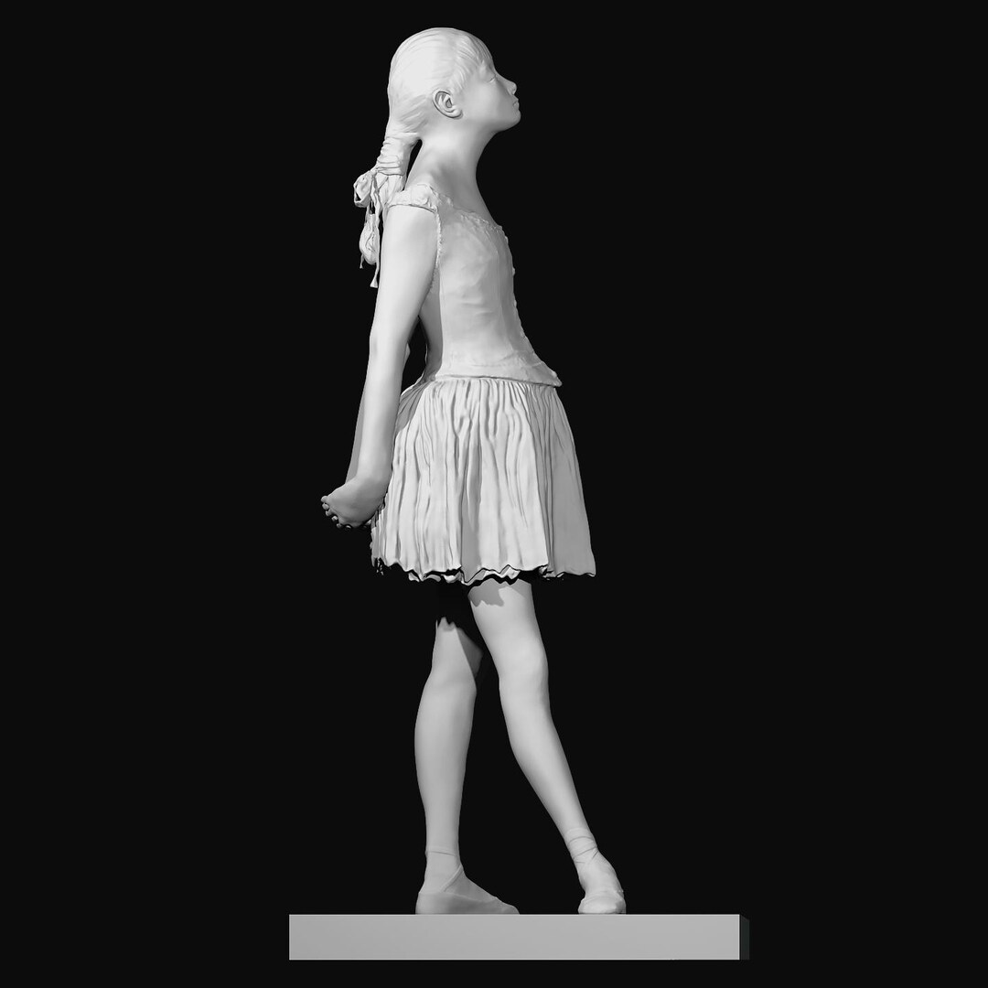 3D Printed Little Dancer Sculpture – Inspired by Philadelphia Museum ...