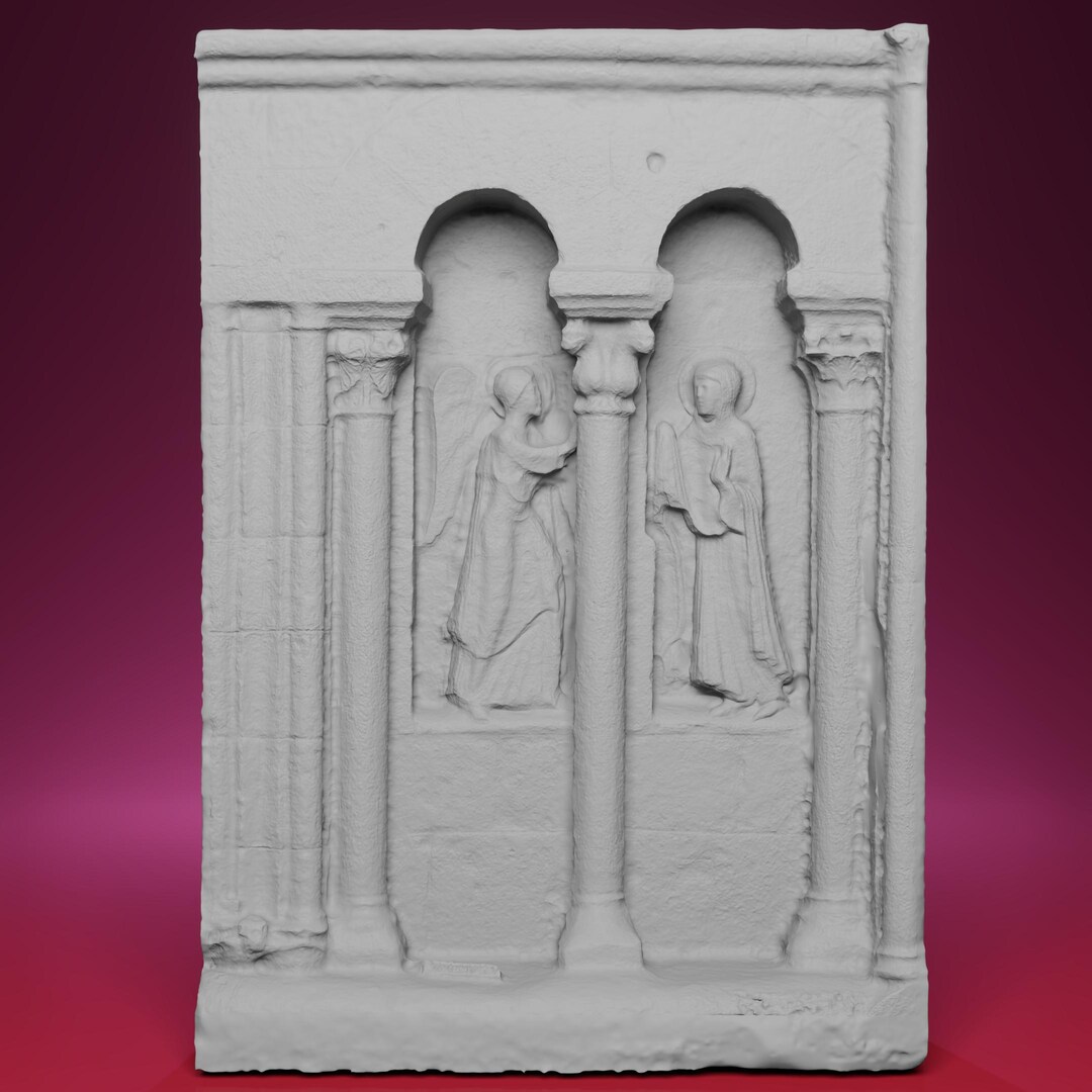 3D Printed Church of Saint George Relief – Inspired by Cite De L ...