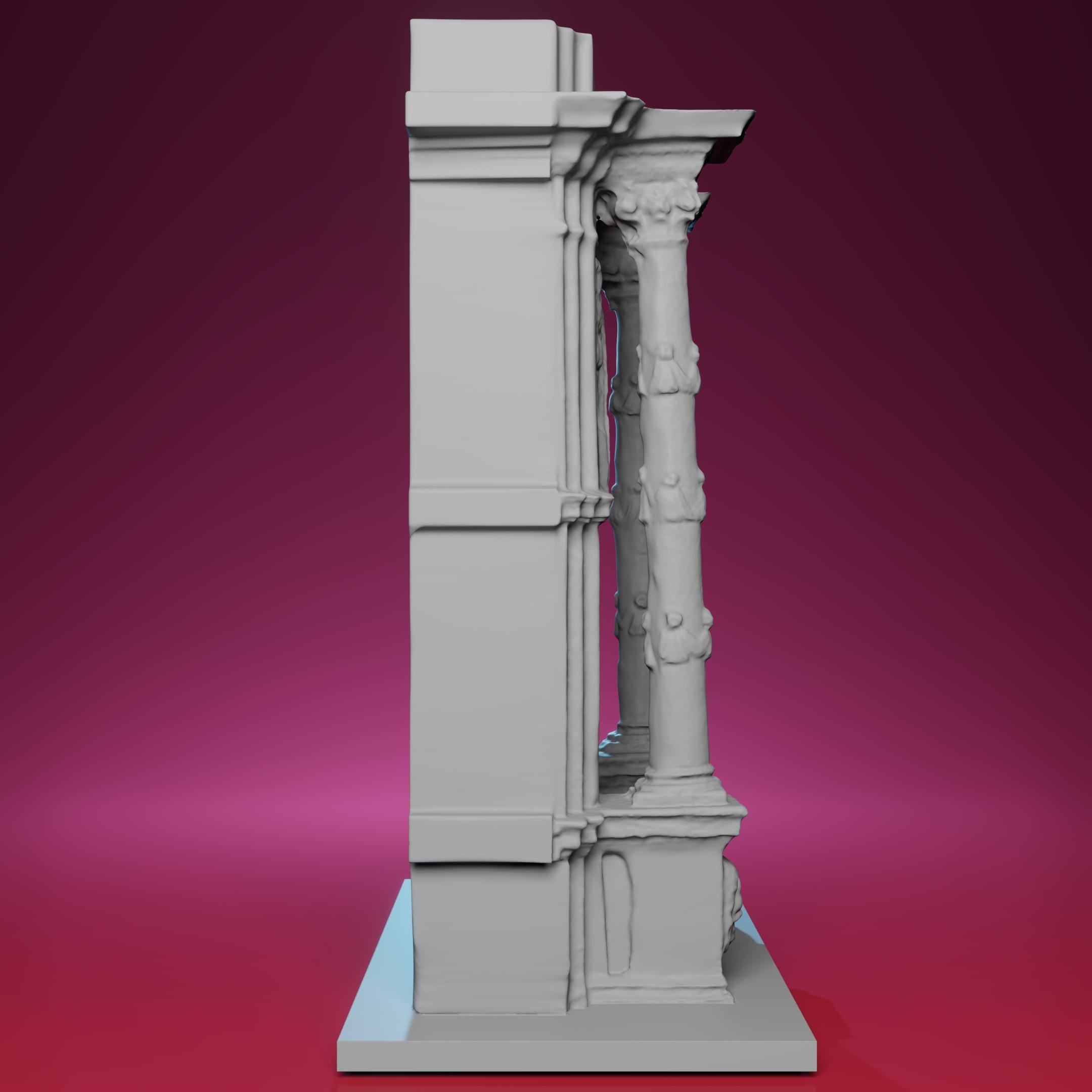 3D Printed Gate With Reliefs and Columns – Inspired by the St. Nicholas ...