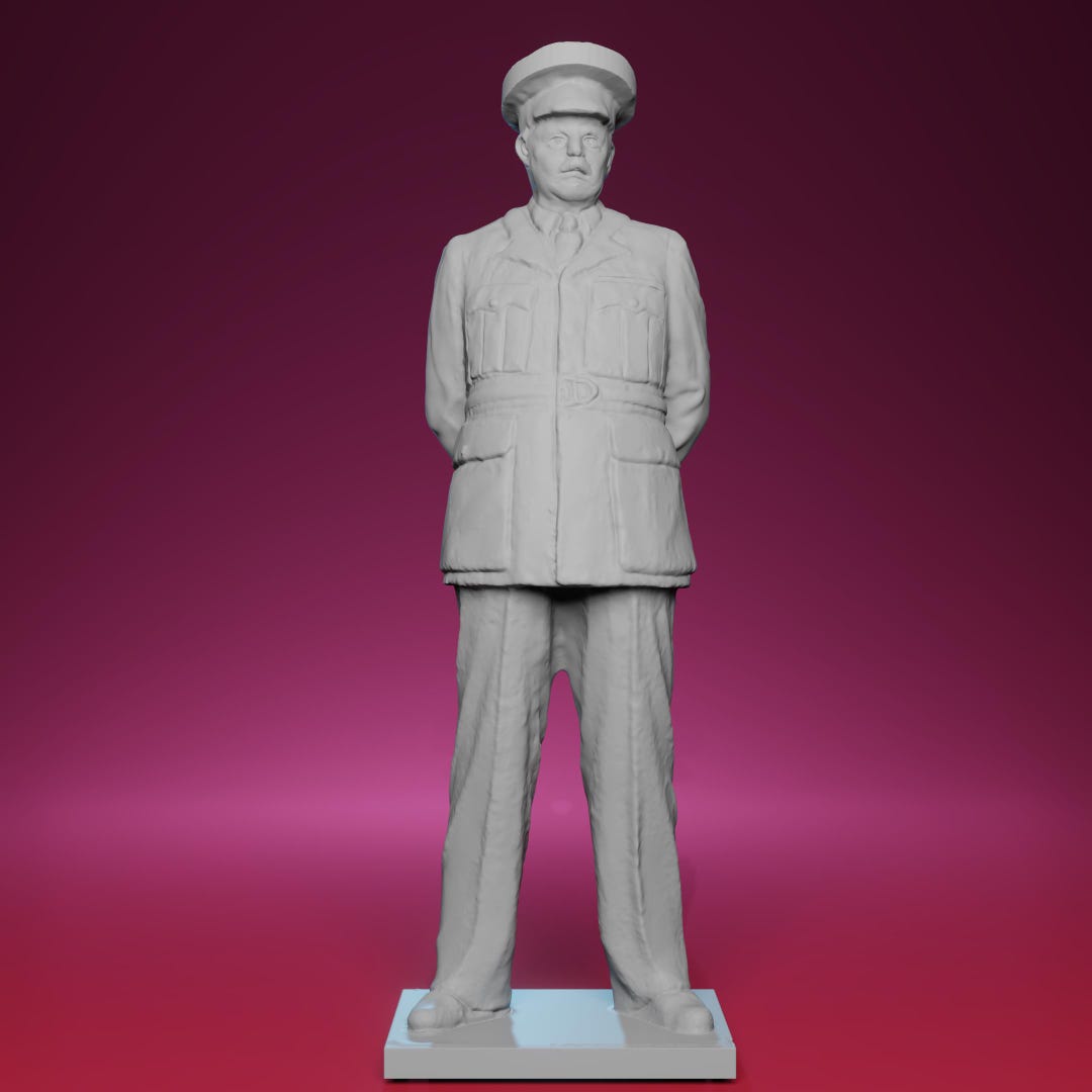 3D Printed Sir Arthur Harris Statue – Inspired by the Strand in London ...